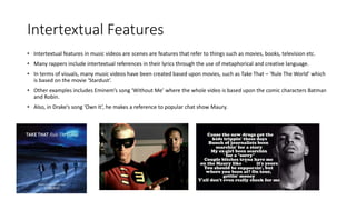 Andrew goodwin’s Music Video Conventions | PPT
