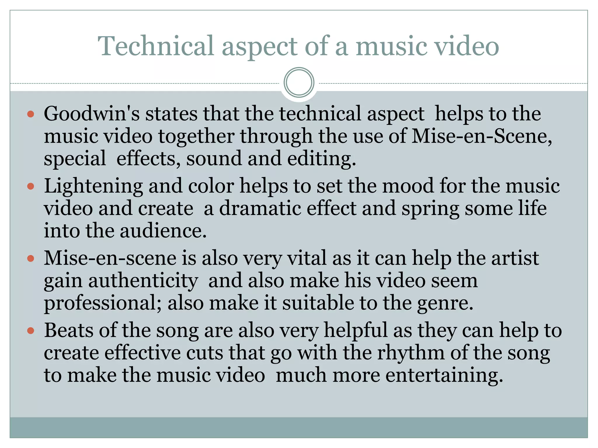 Andrew goodwin’s theory | PPTX