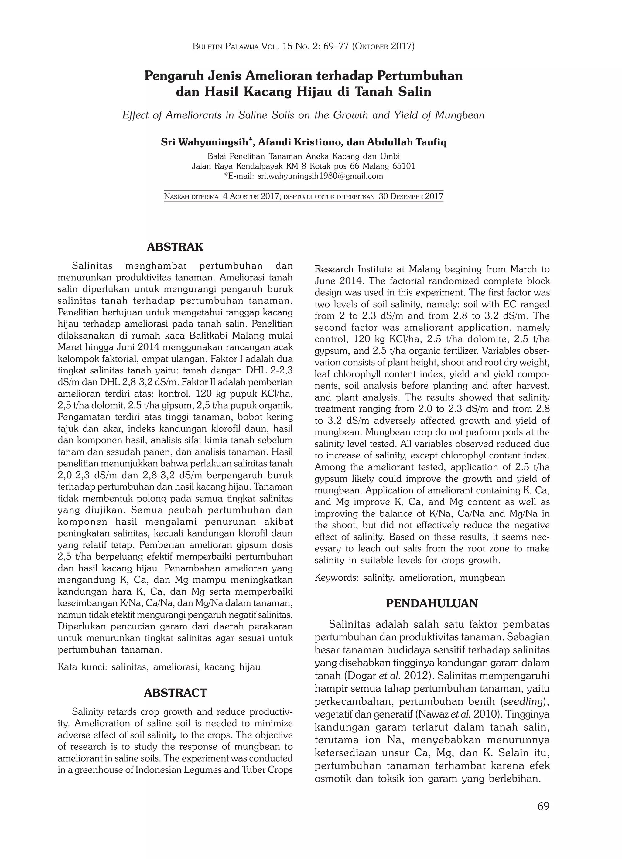 Andrew hidayat 225864-pengaruh-ameliorasi-tanah-salin-terhadap-c12cfd35 ...