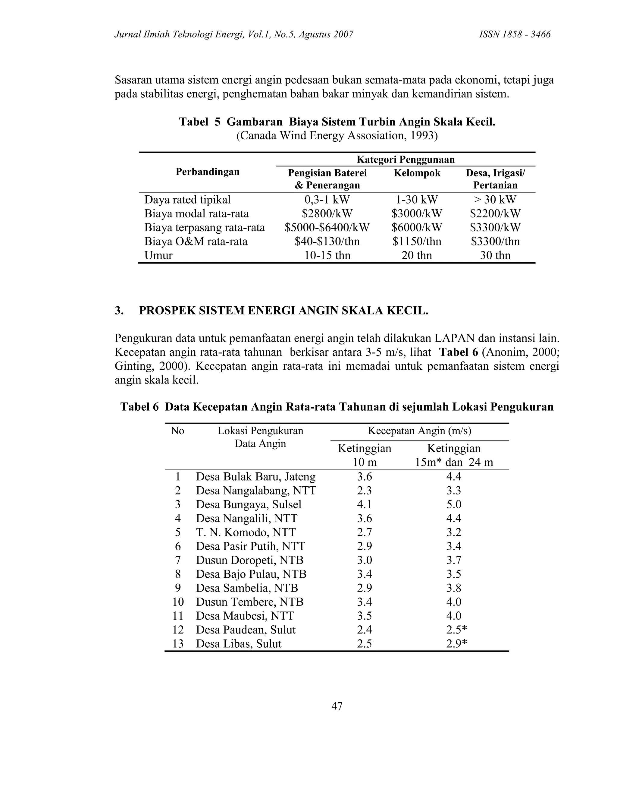 Andrew hidayat 99193-id-sistem-energi-angin-skala-kecil-untuk-pe | PDF