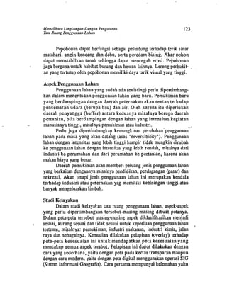 Andrew hidayat memelihara lingkungan dengan pengaturan tata ruang ...