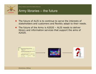 MoD and Army Library and Information Service, part 1 - Andrew ...