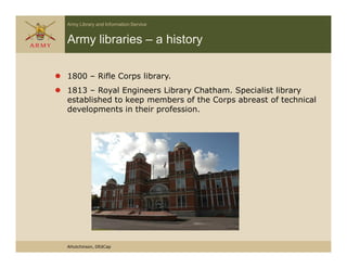 MoD and Army Library and Information Service, part 1 - Andrew ...