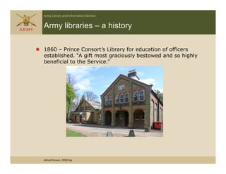 MoD and Army Library and Information Service, part 1 - Andrew ...
