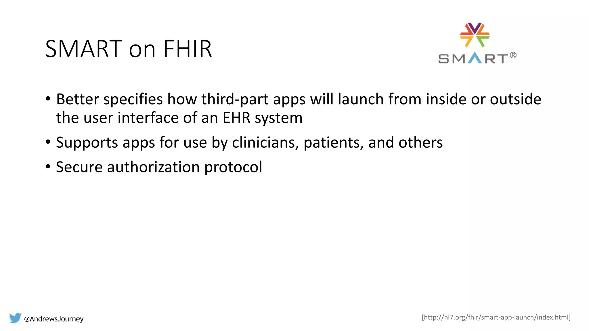 A Guide to FHIR Starting - by Andrew J King, PhD | PPT