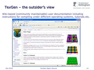 TexGen: Open Source Software for Modelling of Textile Composites | PPT