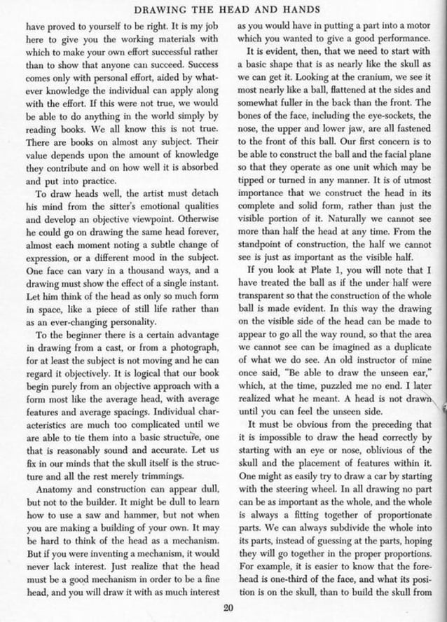 Andrew Loomis Drawing The Head And Hands Pdf