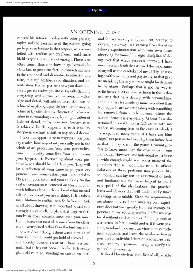 Andrew loomis figure drawing for all it's worth | PDF