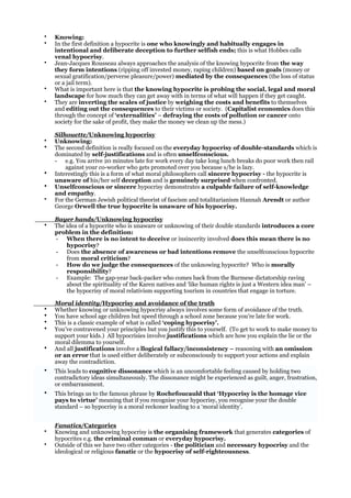 Andrew Macklin, "Hypocrisy, Revealing The Ugly Truth" speech. The ...