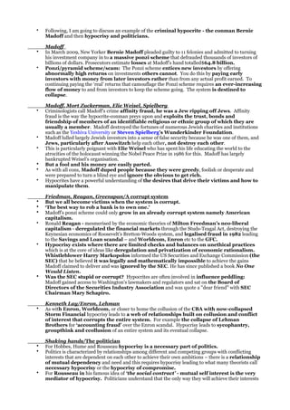 Andrew Macklin, "Hypocrisy, Revealing The Ugly Truth" speech. The ...