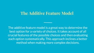 Andrew malek | different types of decision-making strategies | PDF