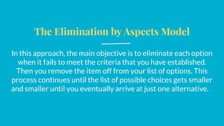 Andrew malek | different types of decision-making strategies | PDF