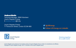 Knowledge based asset integrity for wind farms | PPT
