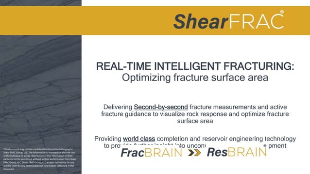 REAL-TIME INTELLIGENT FRACTURING: OPTIMIZING FRACTURE SURFACE AREA | PPTX | Geology | Science