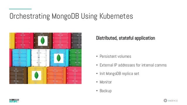 Mongodb Europe 2016 Powering Microservices With Docker Kubernetes …