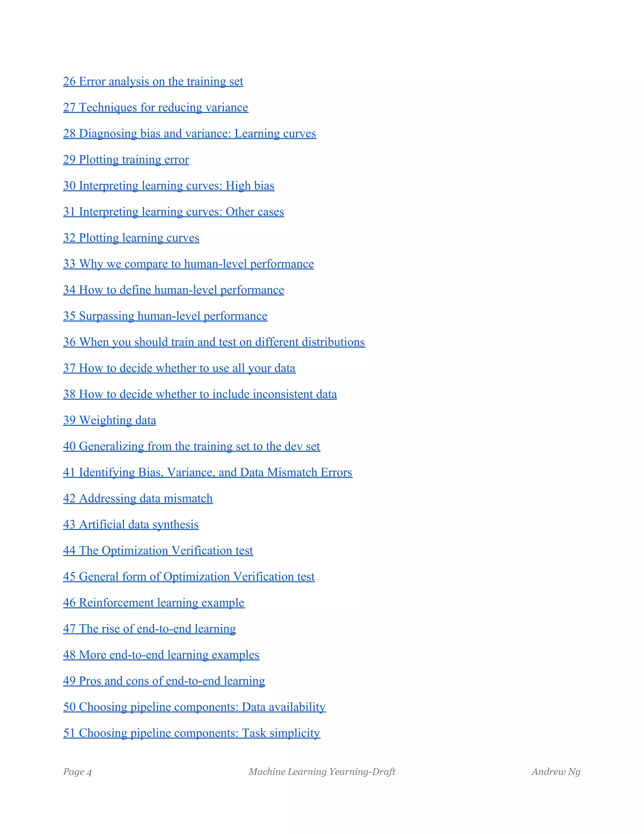 Andrew NG machine learning | PDF