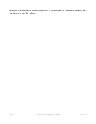 Andrew NG machine learning | PDF