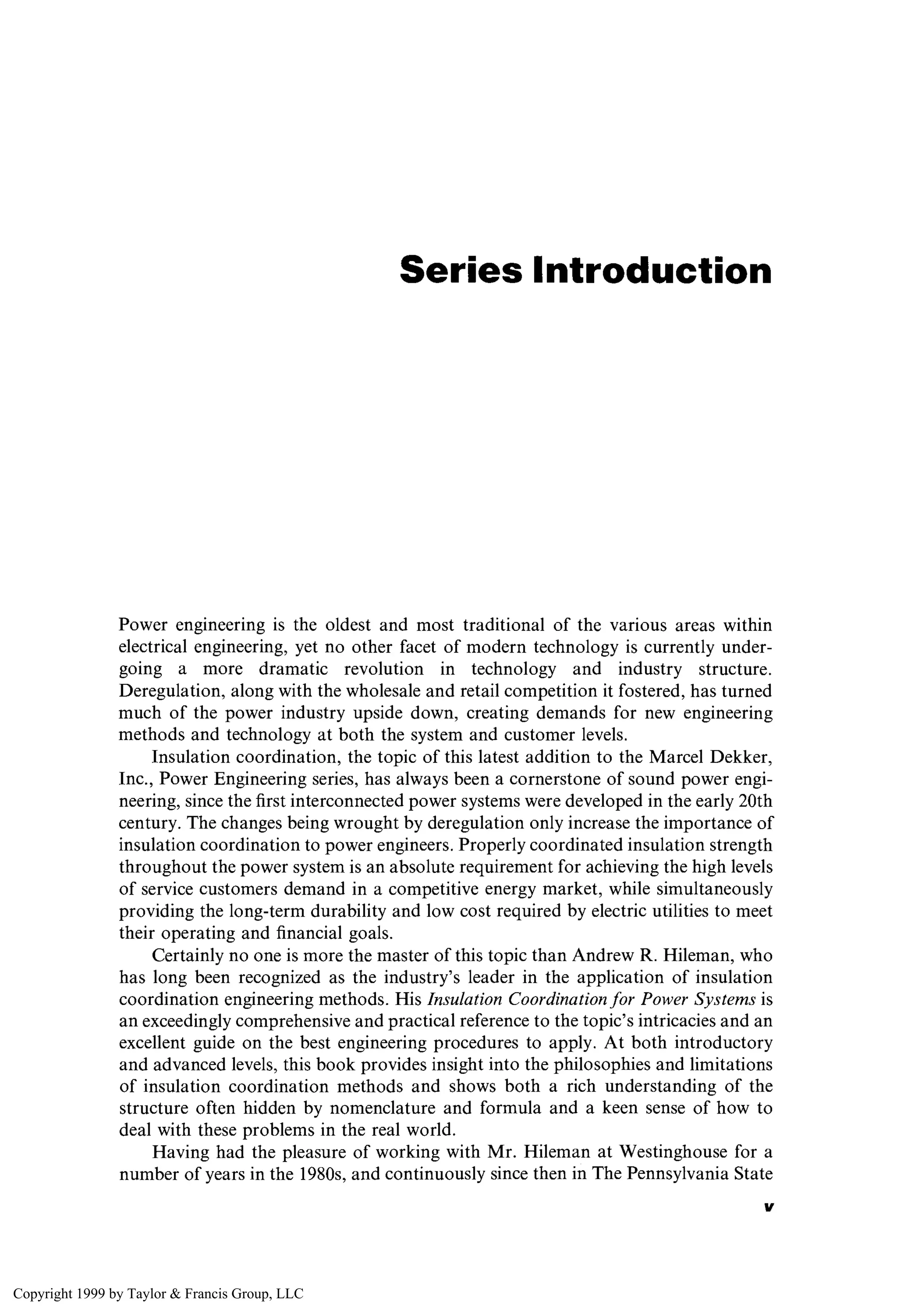 [Andrew R. Hileman] Insulation Coordination for Power System.pdf