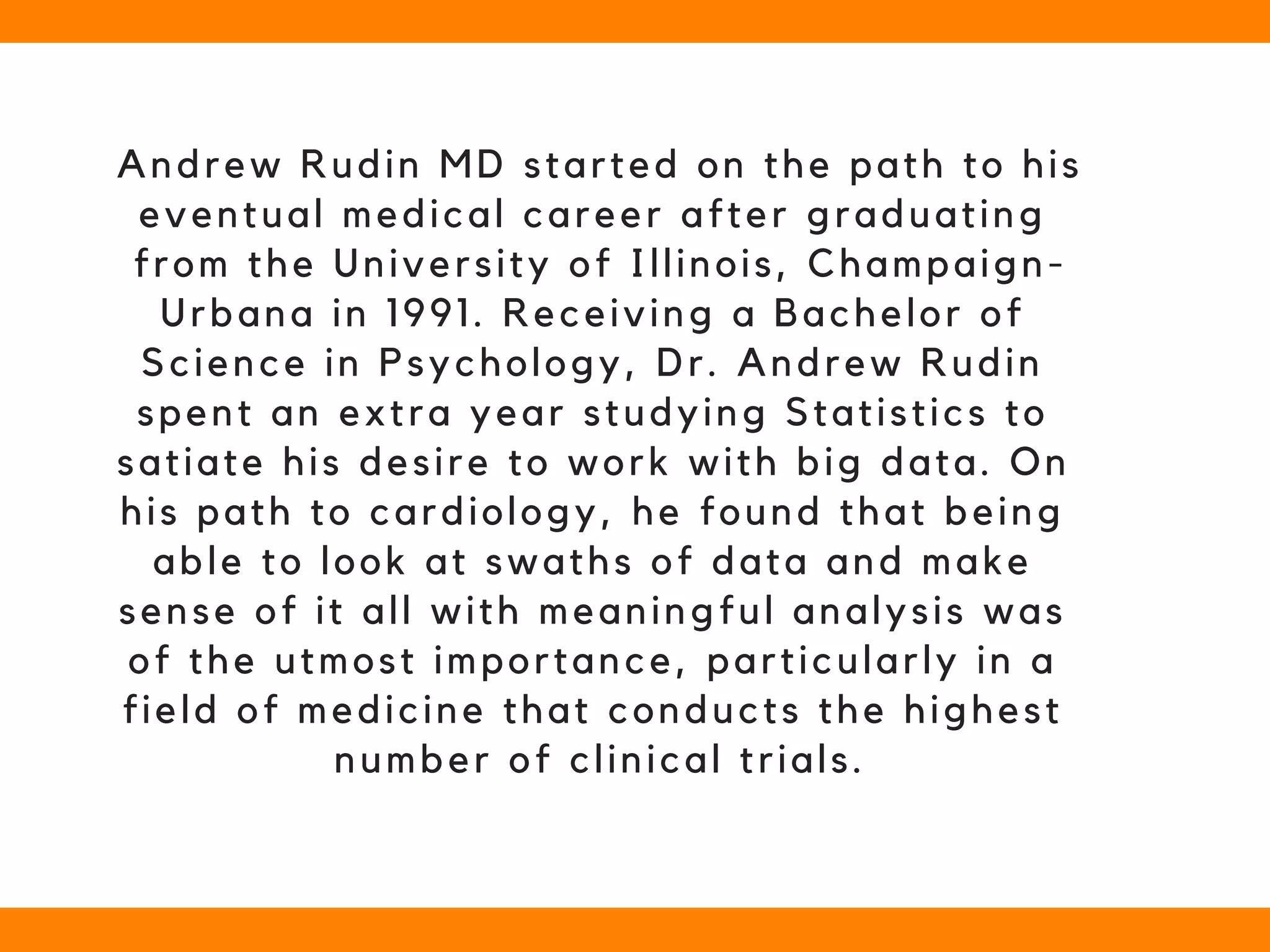 Andrew Rudin Md Bio | PPT