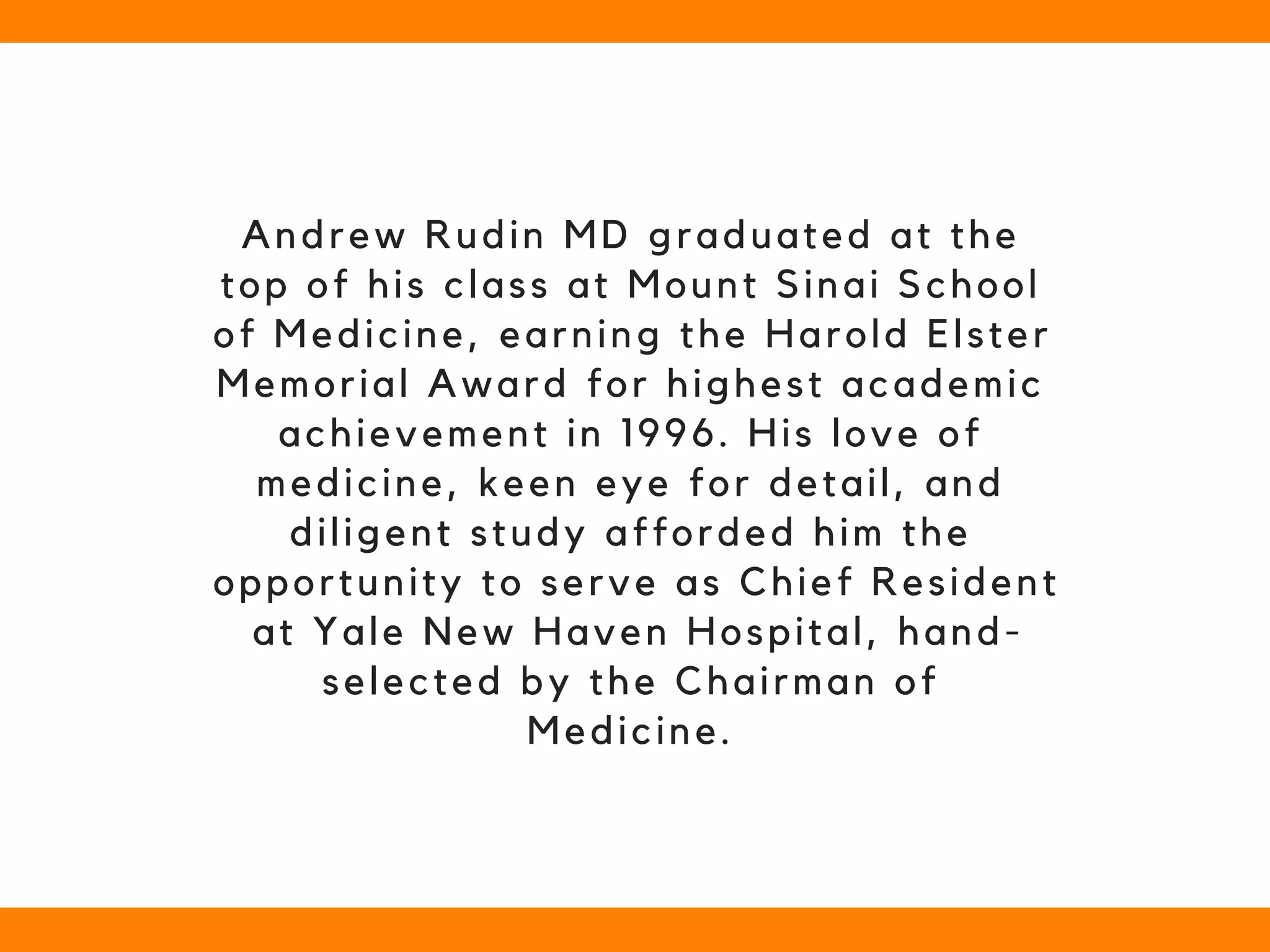 Andrew Rudin Md Bio | PPT