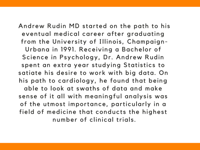 Andrew Rudin Md Bio | PPT