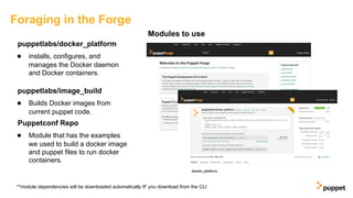 PuppetConf 2017: What’s in the Box?!- Leveraging Puppet Enterprise & Docker- Tricia Radcliffe ...