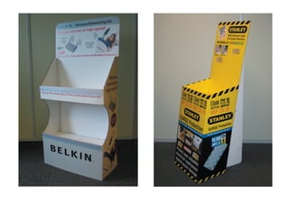 Cardboard Shop Floor Displays | PPT
