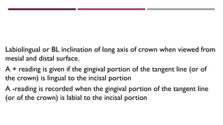 Andrews keys of occlusion in orthodontics | PPTX