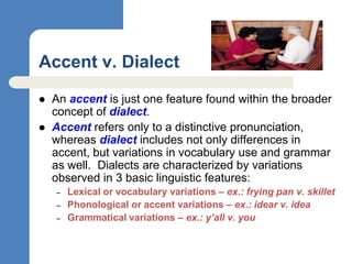 Andrews Ch. 8 - Dialect | PPTX