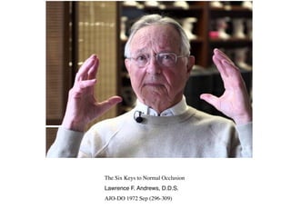 Andrews' six keys to normal occlusion | PDF