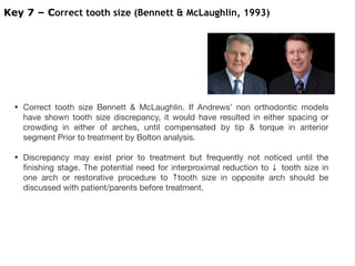 Andrews' six keys to normal occlusion | PDF