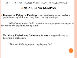 Ang Sining ng Pagsasalita | PDF