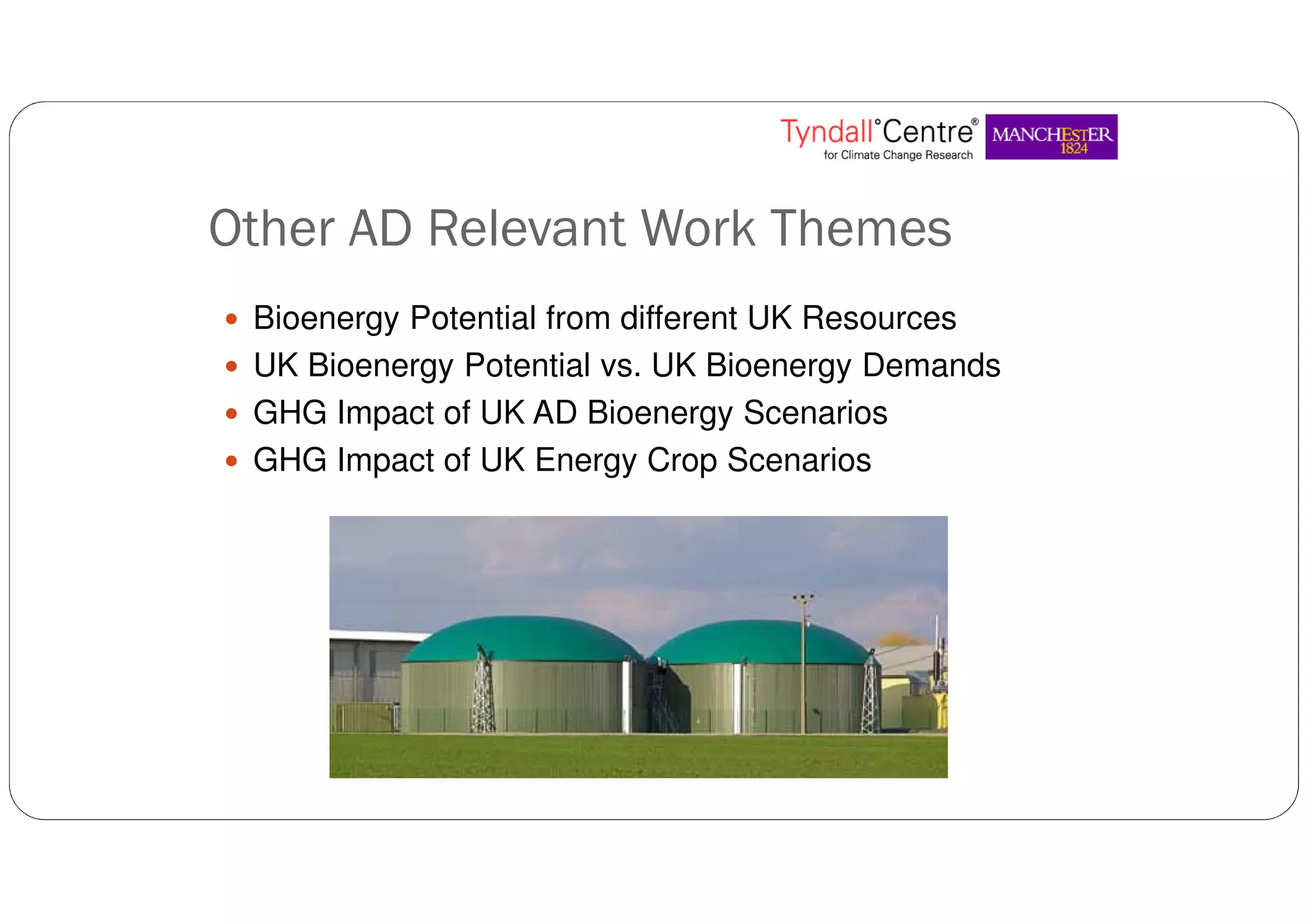 Andrew Welfle, University of Manchester | PPT