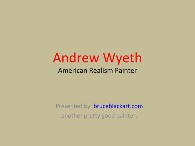 Andrew wyeth | PPT