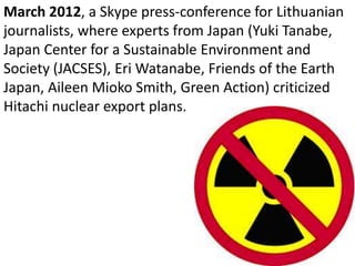 How Lithuania became a nuclear free country. | PPT