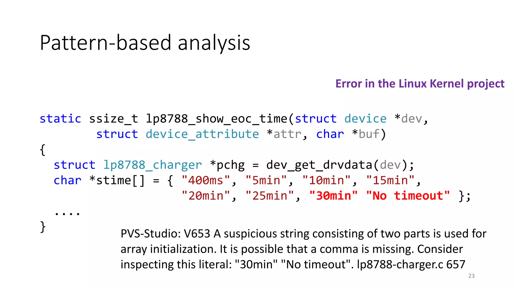 Story Of Static Code Analyzer Development Ppt
