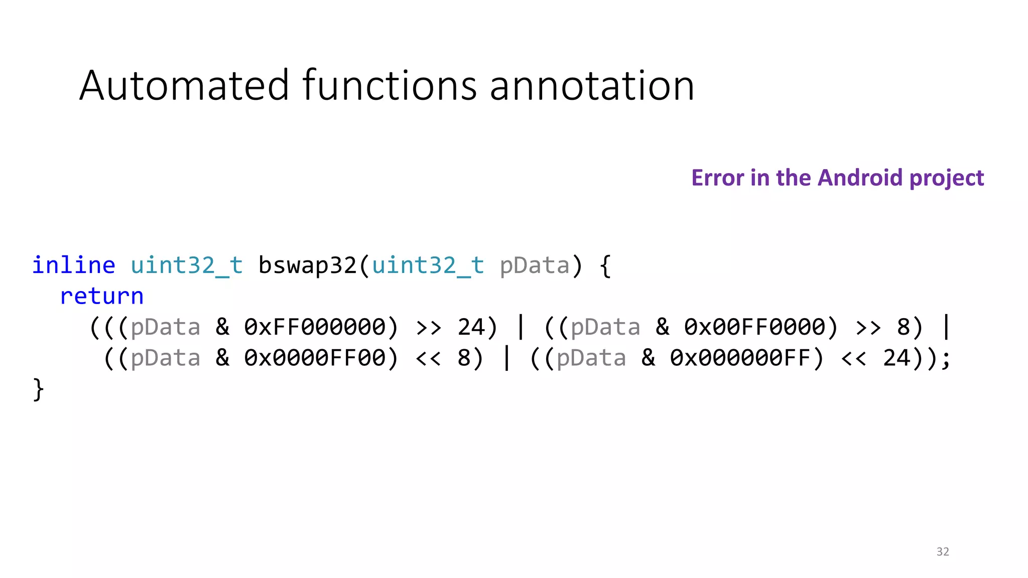 Story Of Static Code Analyzer Development Ppt