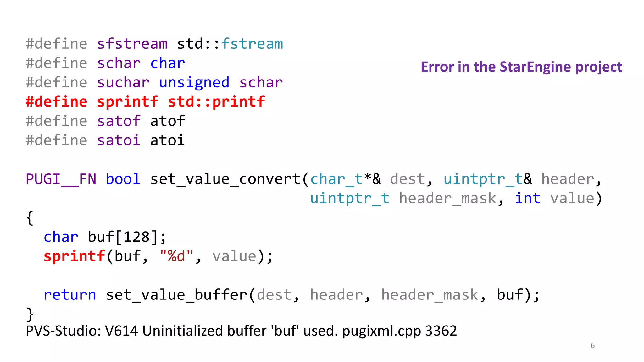 Story of static code analyzer development | PPT