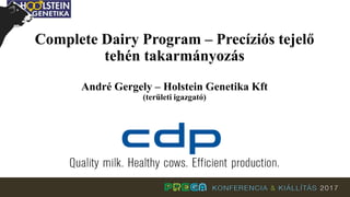 André Gergely - Complete Dairy Program | PPTX