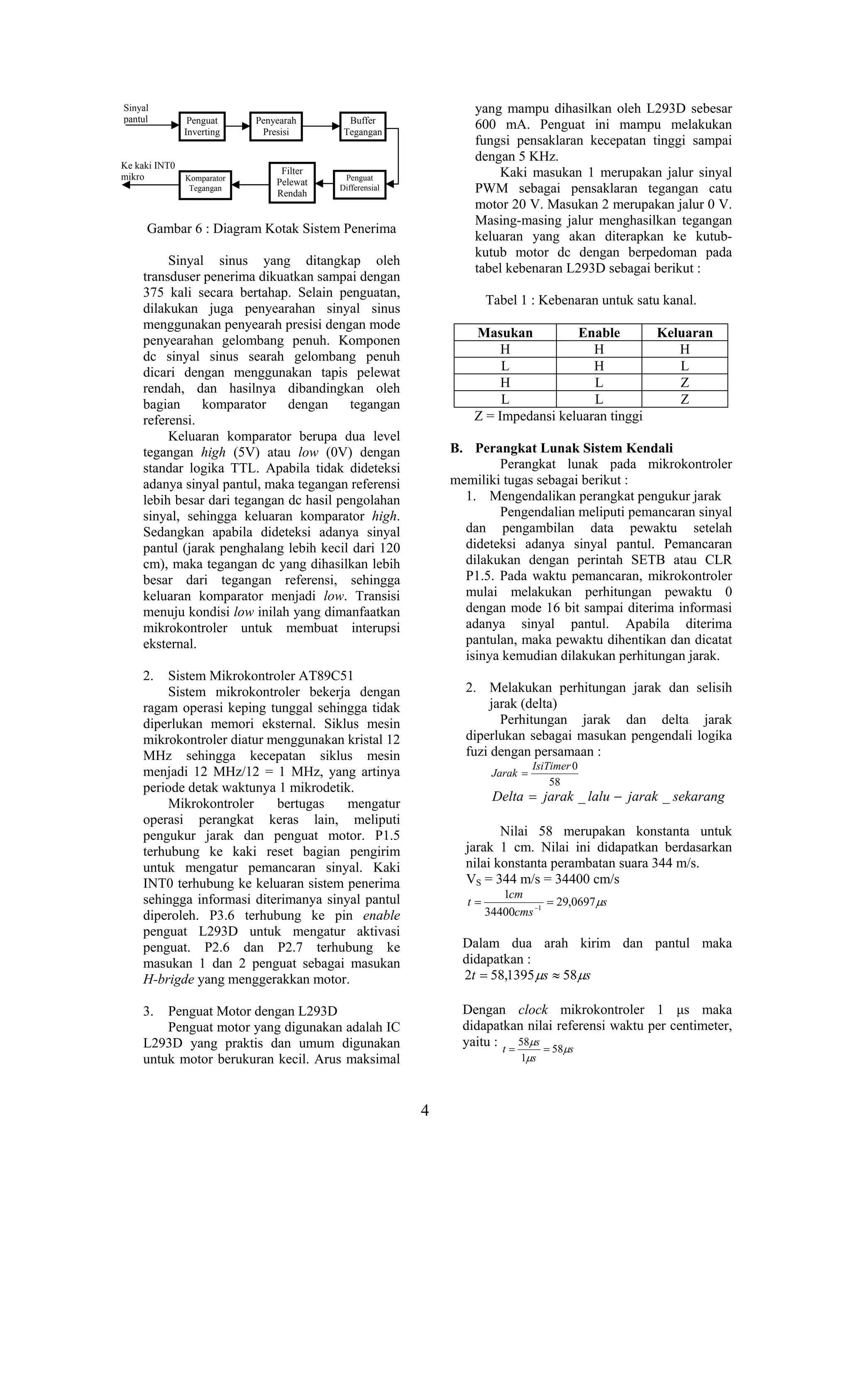 Kendali Kecepatan Motor DC Berdasarkan Perubahan Jarak | PDF