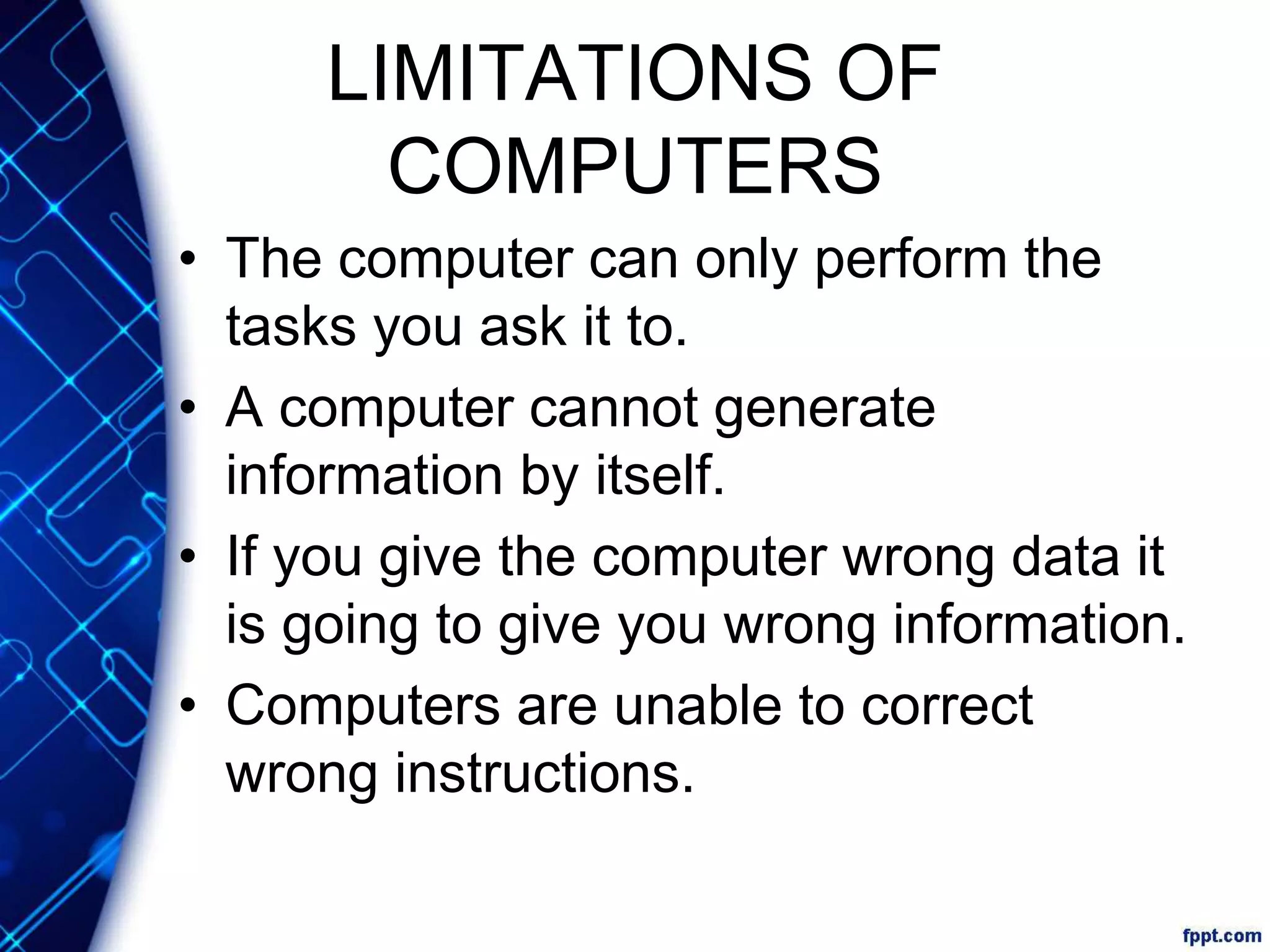 Advantages, disadvantages and limitations of Computer and Multimedia in Learning | PPTX