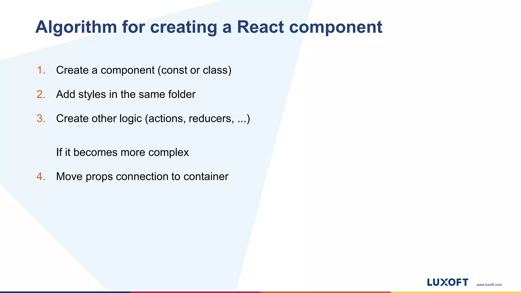 Andrii Sliusar "Module Architecture of React-Redux Applications" | PPT