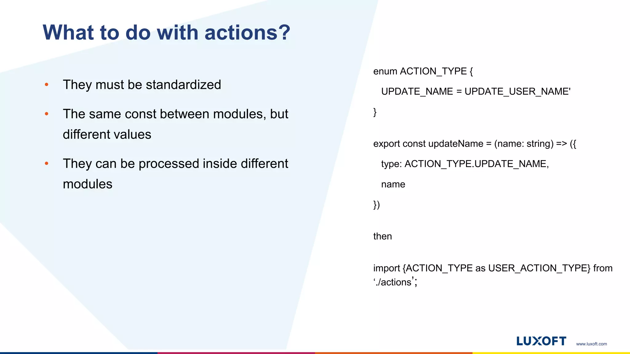 Andrii Sliusar "Module Architecture of React-Redux Applications" | PPT