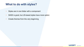 Andrii Sliusar "Module Architecture of React-Redux Applications" | PPT