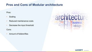 Andrii Sliusar "Module Architecture of React-Redux Applications" | PPT
