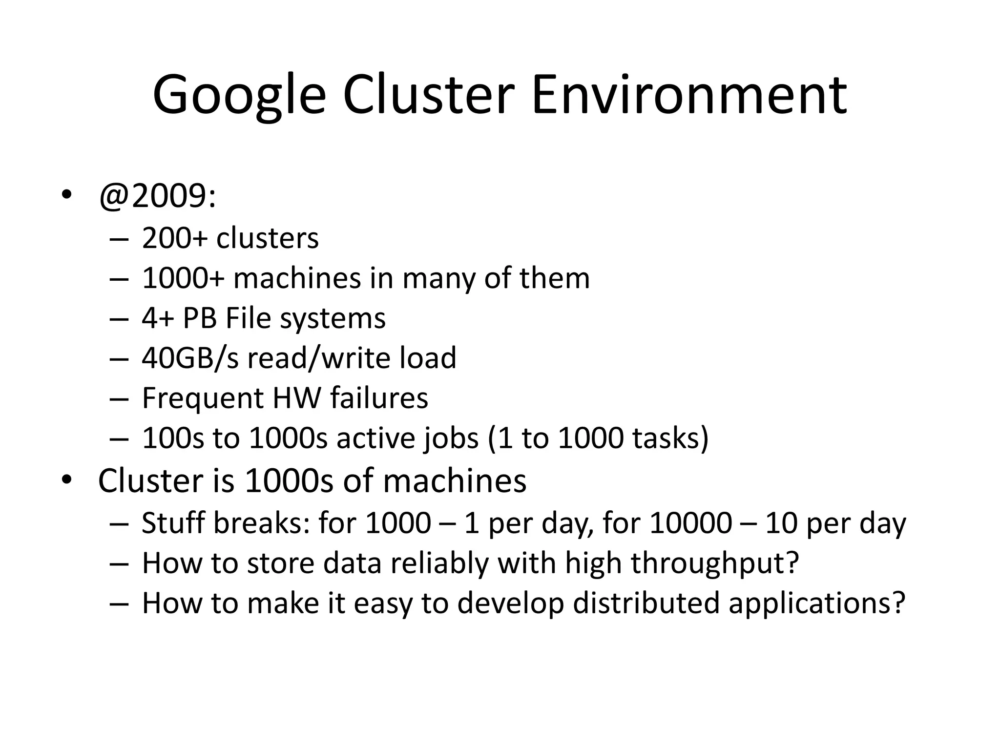 Cloud infrastructure. Google File System and MapReduce - Andrii Vozniuk ...