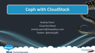 Ceph with CloudStack | PPT