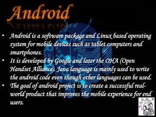 Andriod Presentation | PPT