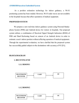 Andriod 2. android based navigation system | DOCX