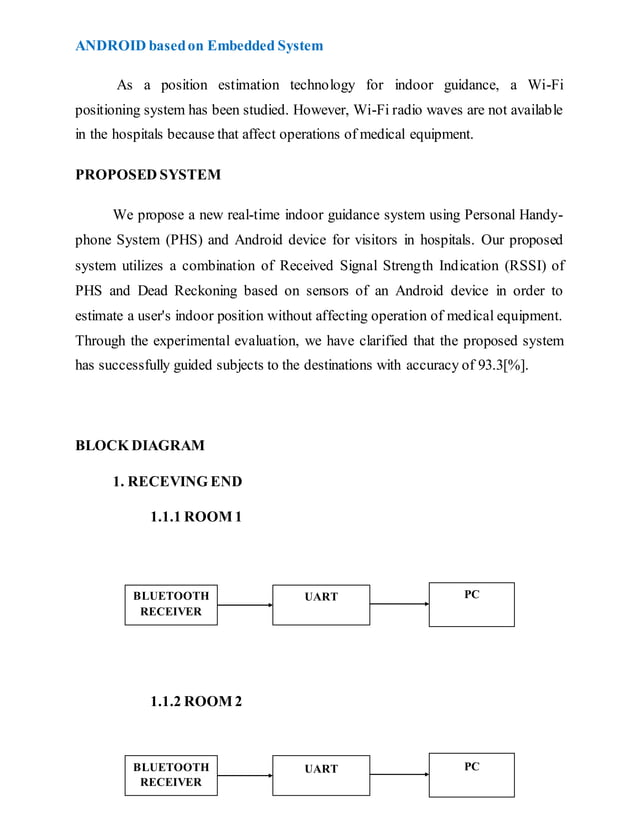 Andriod 2. android based navigation system | DOCX